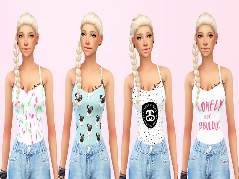 The Sims Resource | SINGLET RECOLOR - BY WOOHOOTY