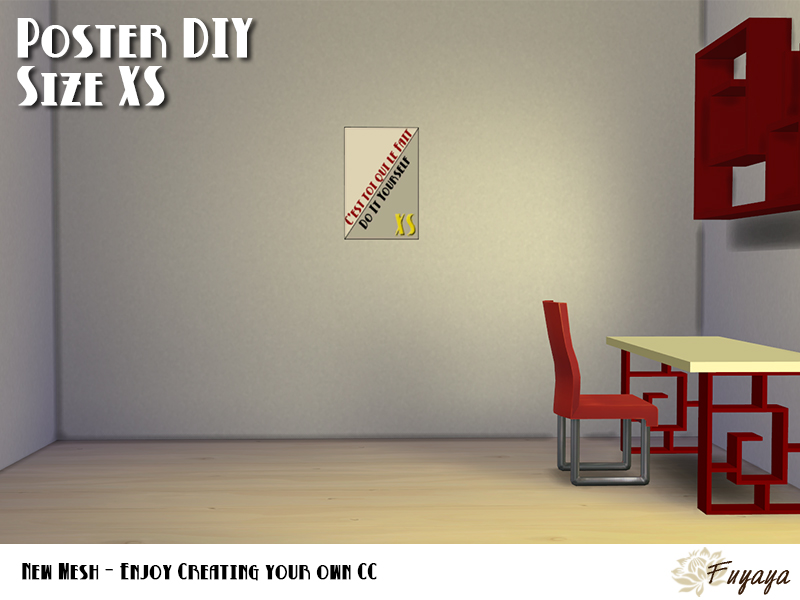 The Sims Resource | Poster DIY - Size XS