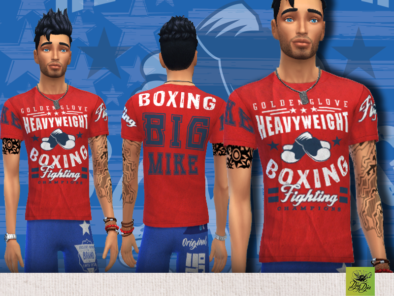 The Sims Resource | boxing t-shirt design