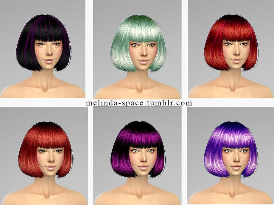 The Sims Resource | S-Club Hair 2 Retexture