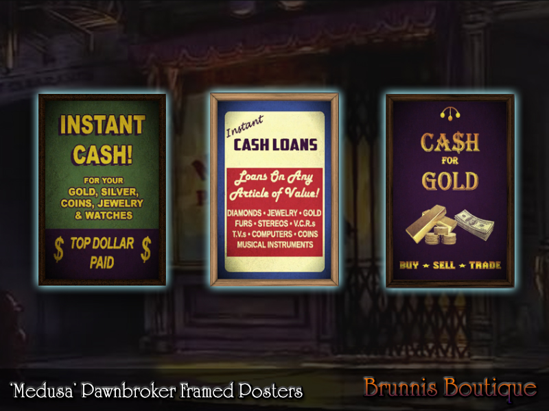 The Sims Resource | Pawn Shop Framed Posters