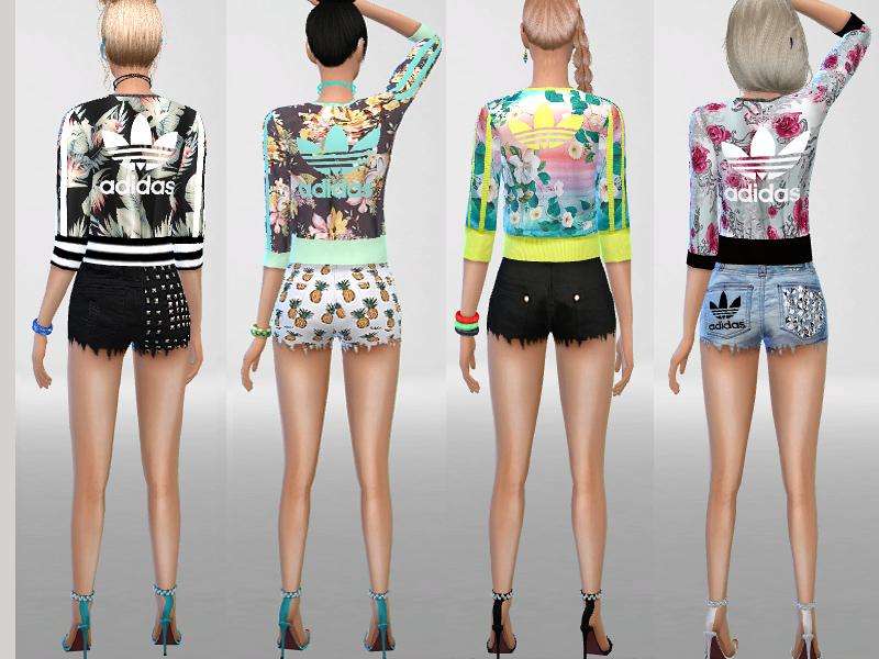 The Sims Resource | Adidas Original Sports Set