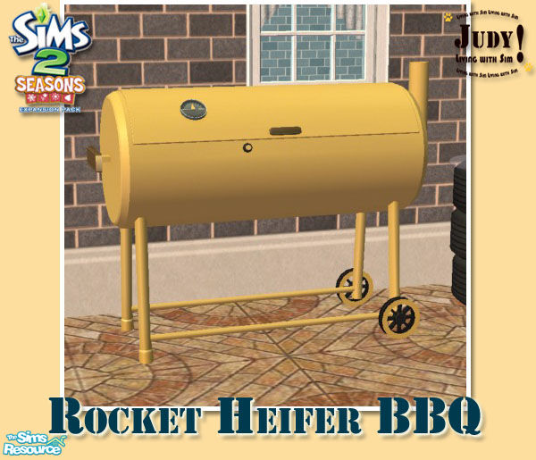 The Sims Resource - Judy_Rocket Heifer BBQ Recolor - Yellow