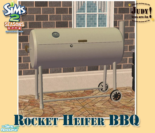 The Sims Resource | Judy_Rocket Heifer BBQ Recolor - White