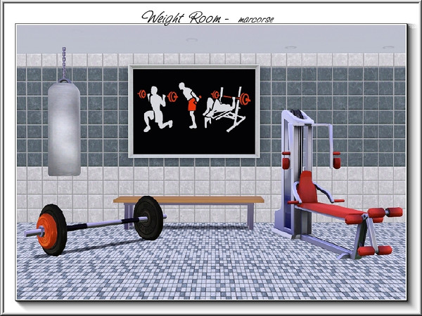 The Sims Resource | Weight Room_marcorse
