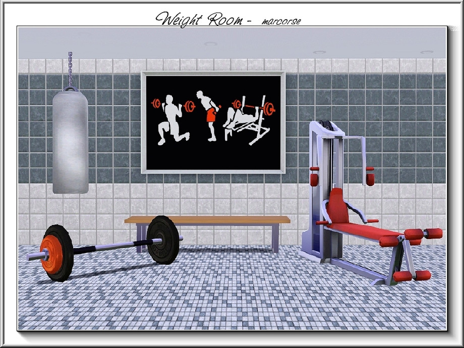 The Sims Resource | Weight Room_marcorse
