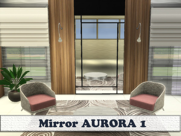 The Sims Resource | Wall Mirror AURORA 1