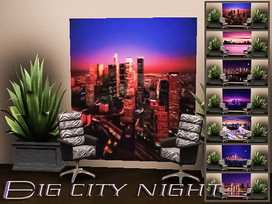 The Sims Resource - Big city night