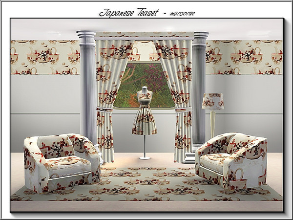 The Sims Resource | Japanese Teaset_marcorse