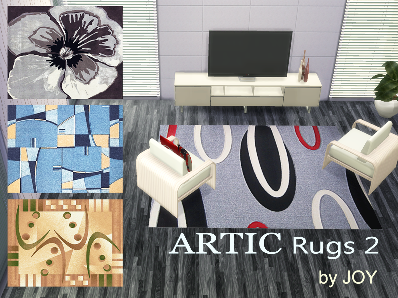 The Sims Resource | ARTIC Rugs 2