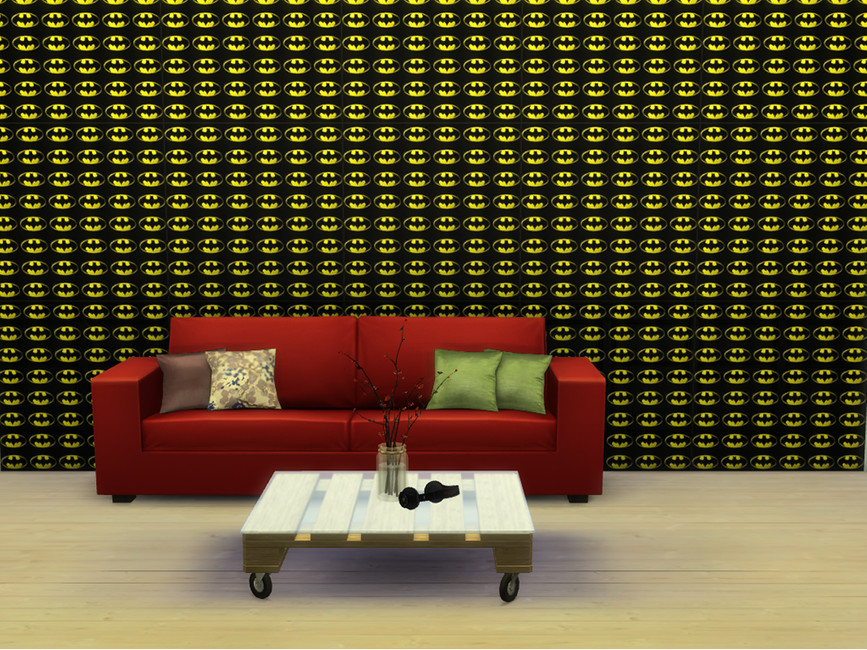 The Sims Resource - Batman Wall