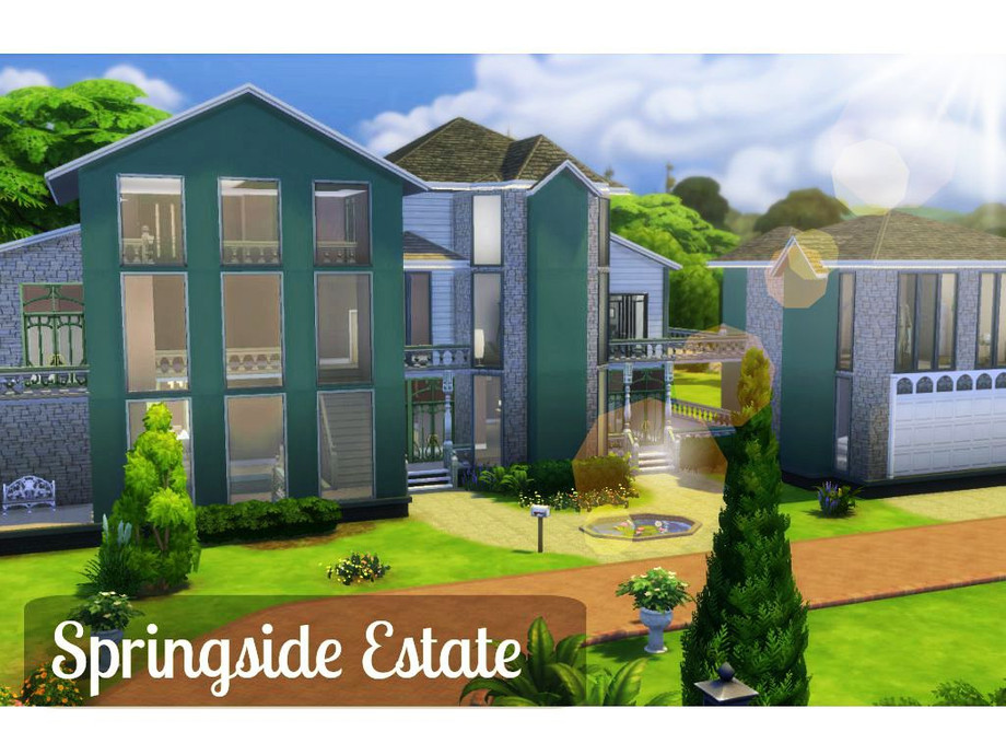 The Sims Resource | Springside Estate - Family Home