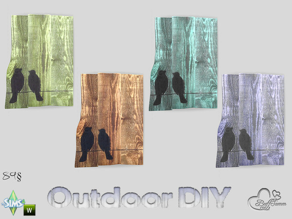 The Sims Resource | DIY Wooden Painting 04