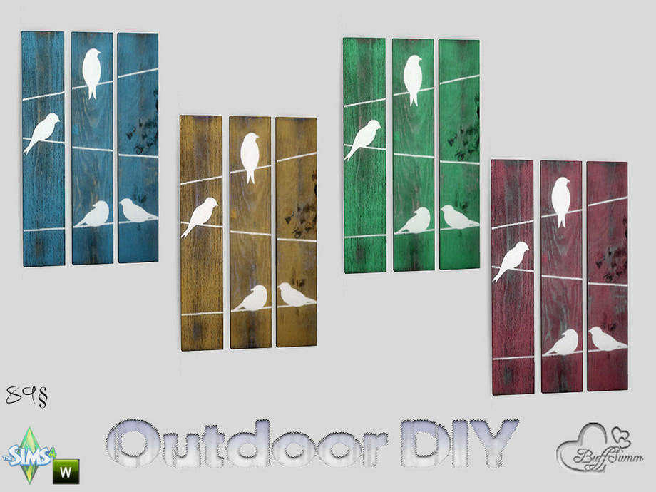 The Sims Resource | DIY Wooden Painting 05