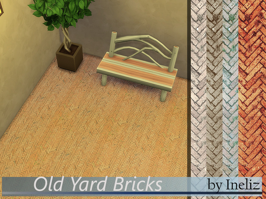 The Sims Resource - Old Yard Bricks