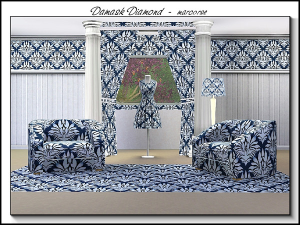 The Sims Resource | Damask Diamond_marcorse