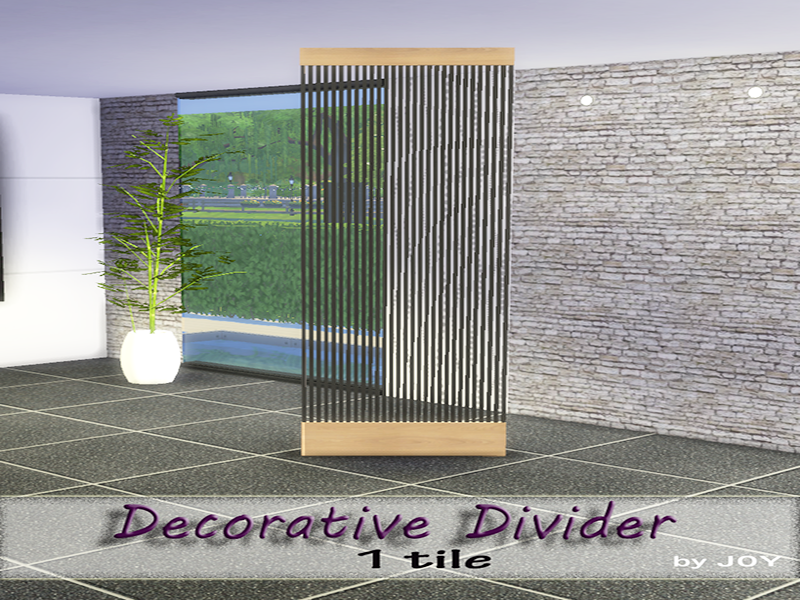 The Sims Resource | Decorative Divider