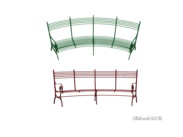 The Sims Resource | Cast Iron - Bench 3tl Recolors