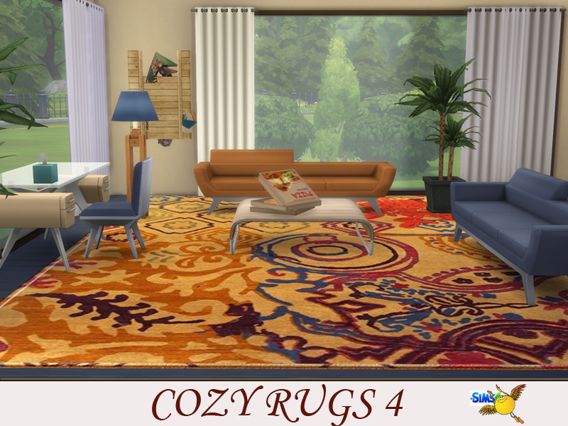 The Sims Resource | evi Cozy Rugs 4