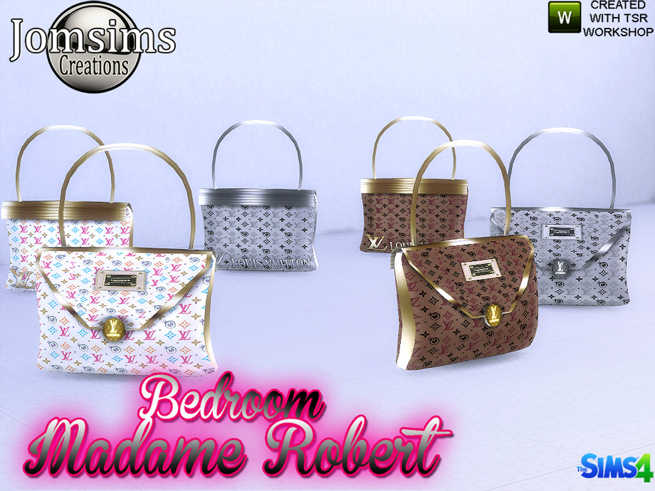 The Sims Resource - madame robert bedroom handbag deco