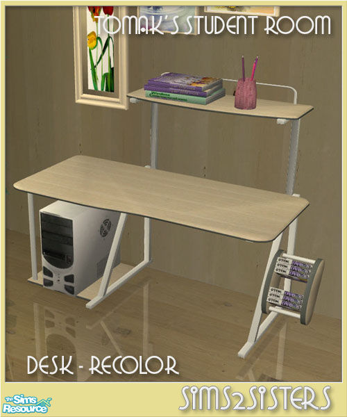 The Sims Resource | S2S Tomak room recolor - Desk