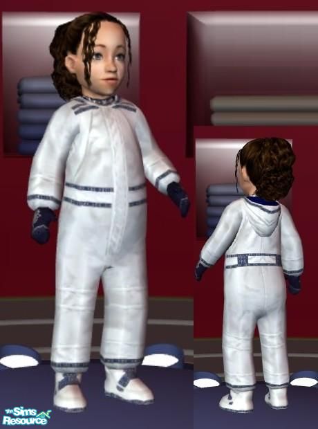 The Sims Resource - White Snowsuit - Individual It