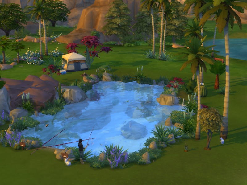The Sims Resource | Little Lake Lot