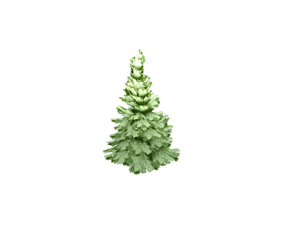 The Sims Resource | snow covered norway tree