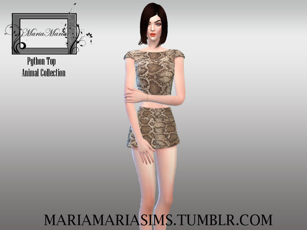 The Sims Resource - MariaMaria Python Top