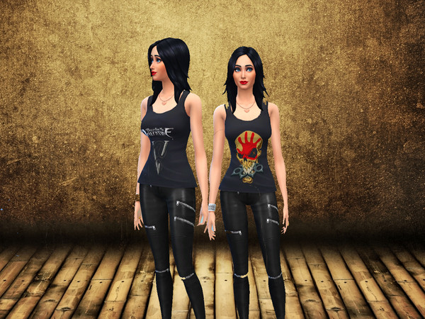 The Sims Resource | MikeFFDP_Metal_Band_Tops