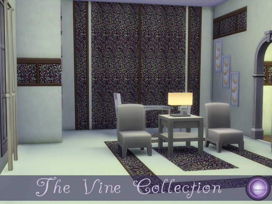The Sims Resource - The Vine wall and floor Collection
