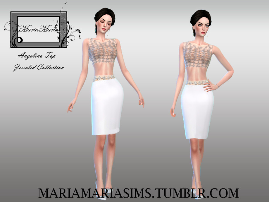 The Sims Resource - MariaMaria Angelina Top