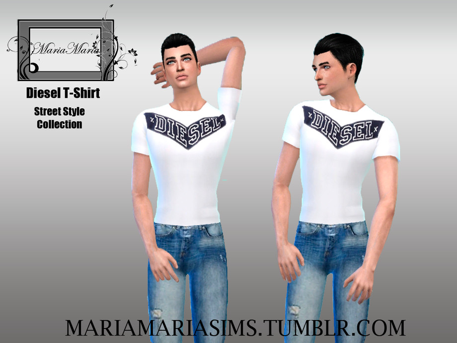 The Sims Resource - MariaMaria Diesel T-Shirt