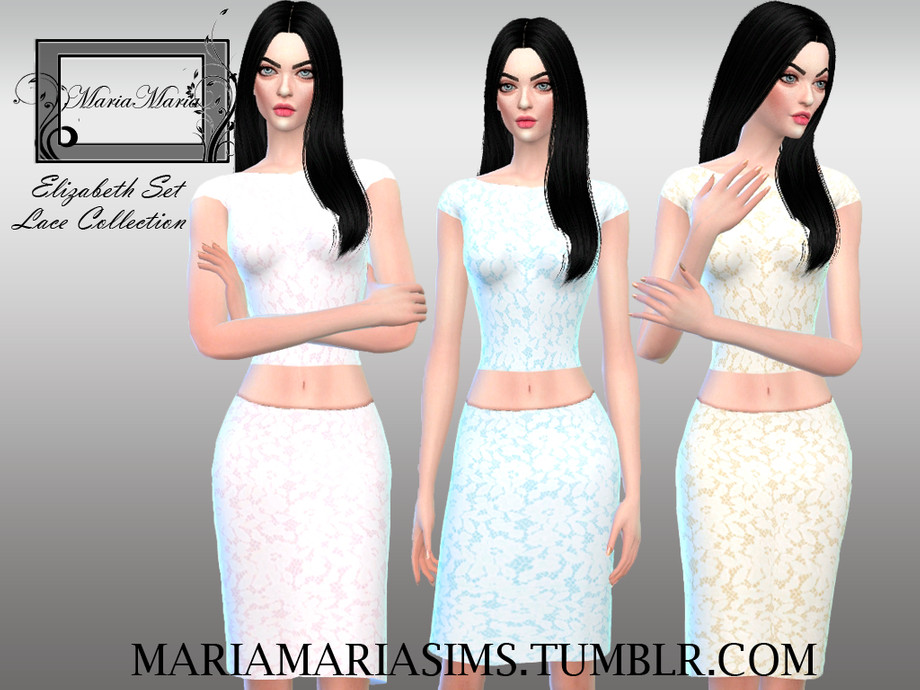 The Sims Resource | MariaMaria Elizabeth Set