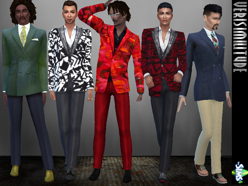 The Sims Resource | Men's Suits for Party and Formal Wear