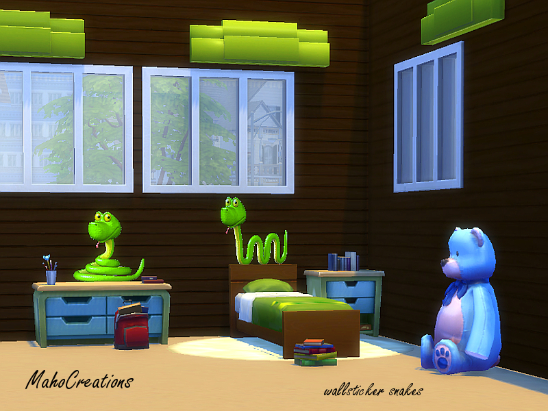 The Sims Resource | Wallsticker Snakes