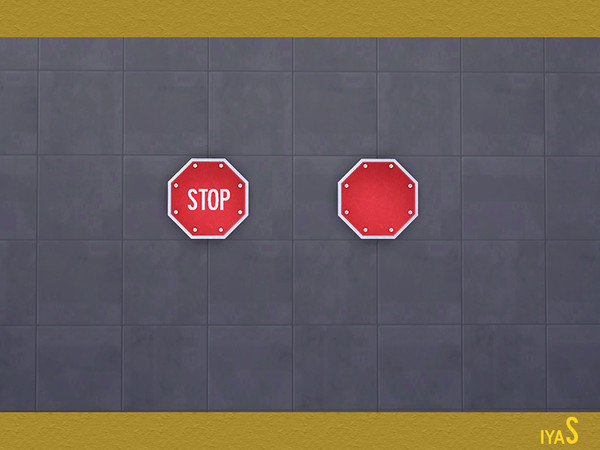 The Sims Resource | Stop Sign