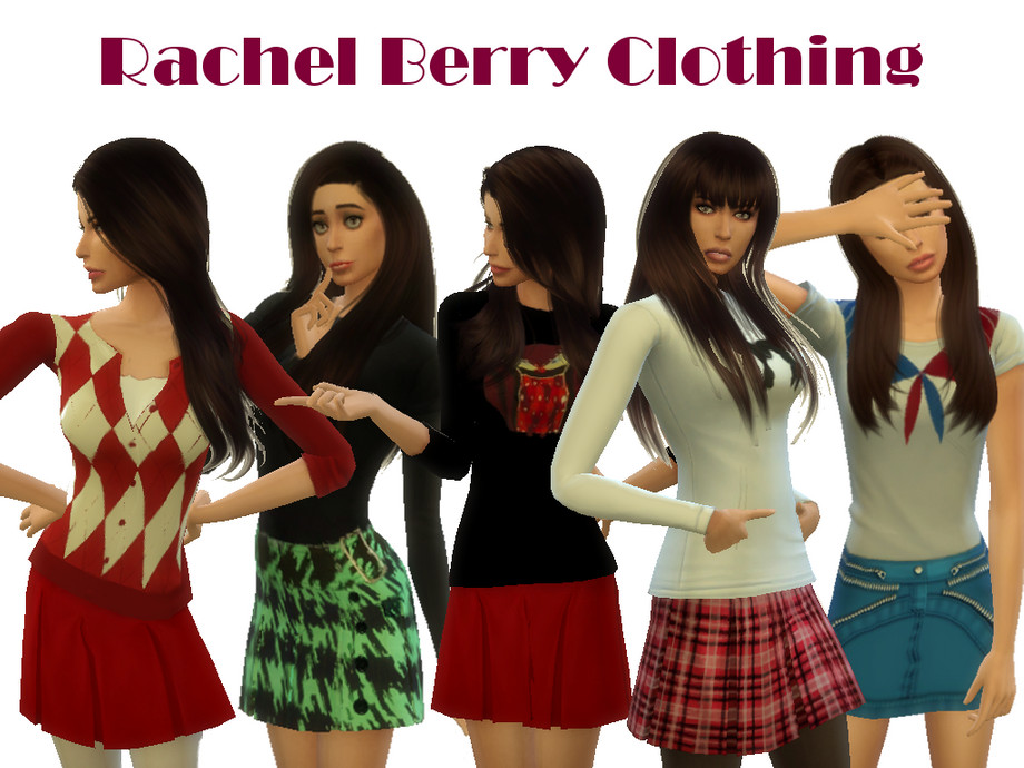 The Sims Resource | Rachel Berry Clothing