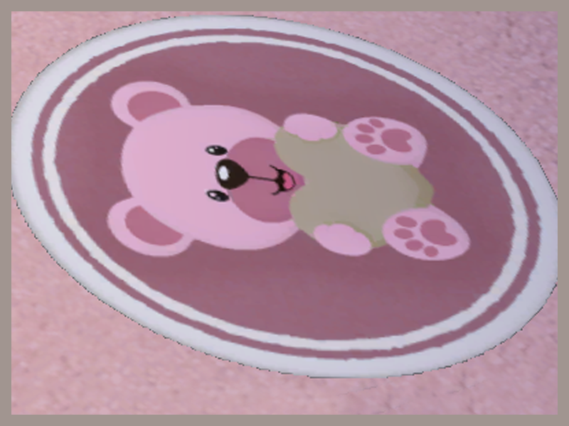 The Sims Resource | Teddy kids rug