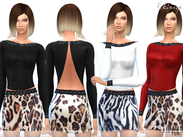 The Sims Resource | Open Back Top - S10