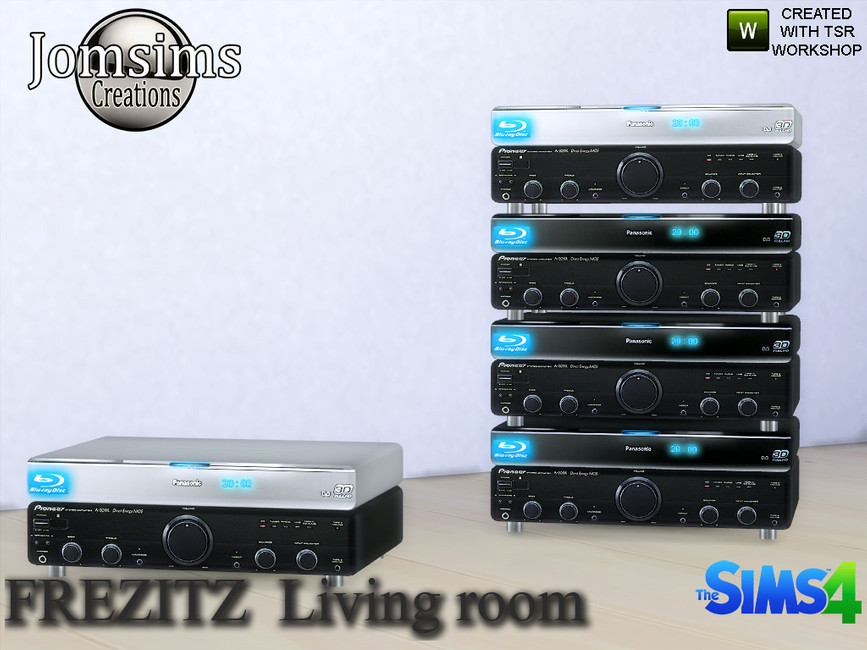 The Sims Resource - Frezitz DVD system deco