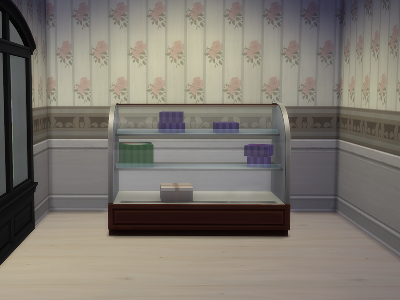 The Sims Resource | [gamma]Self-serving Eat-In Bakery display fridge