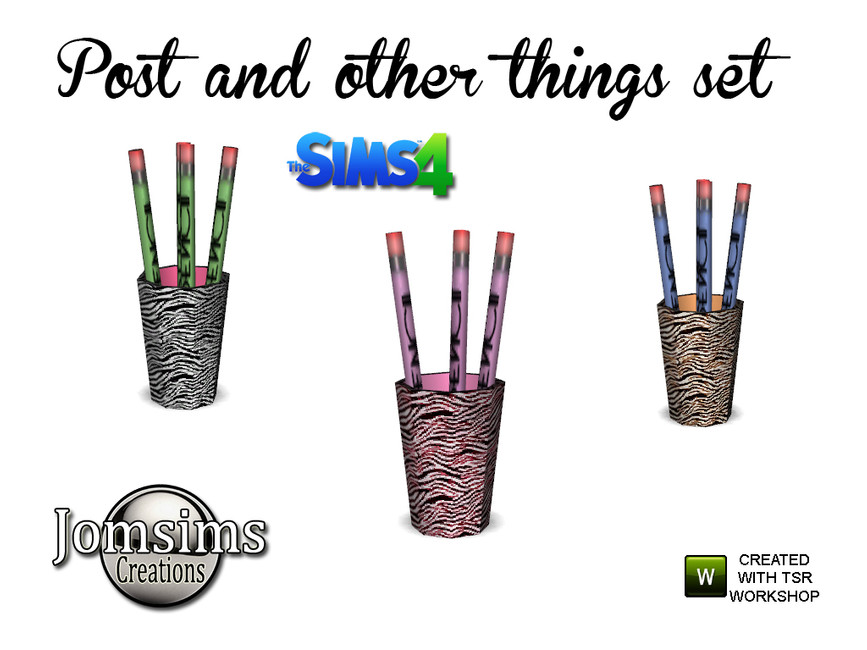 The Sims Resource - post and other things pencils