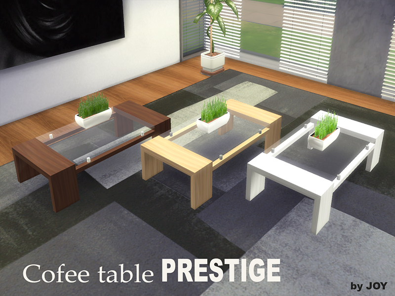 The Sims Resource | Cofee table PRESTIGE