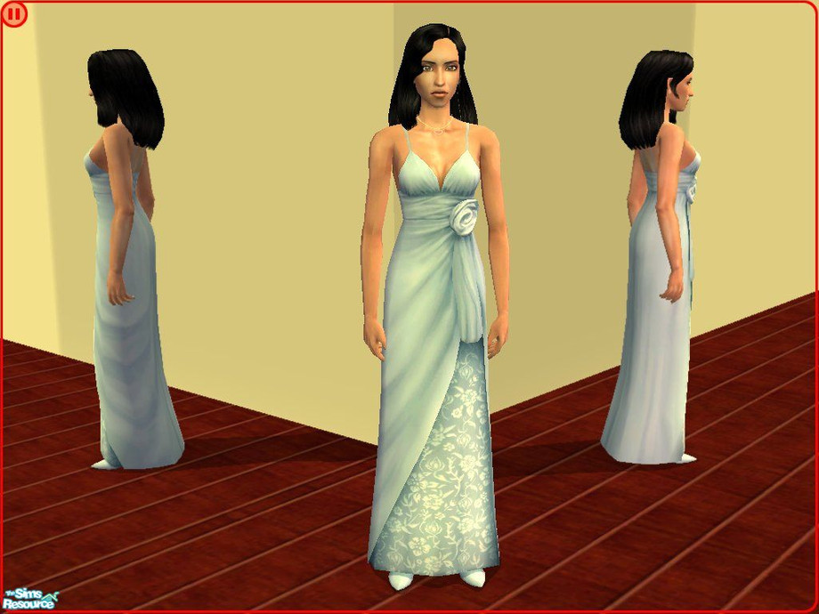 The Sims Resource - Bride and Bridesmaids - Pale Blue