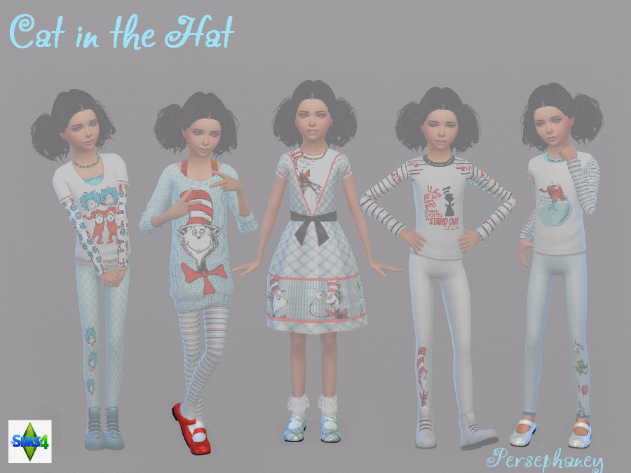 The Sims Resource | Cat in the Hat Mary Janes