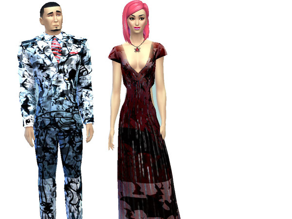 The Sims Resource | Bat Dress - Luxury Party SP needed