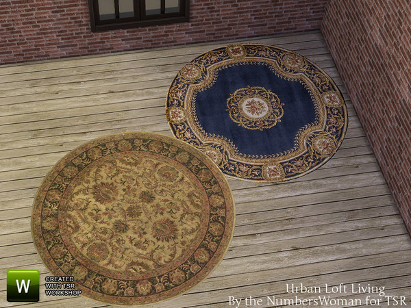 The Sims Resource - Urban Loft Living Rug