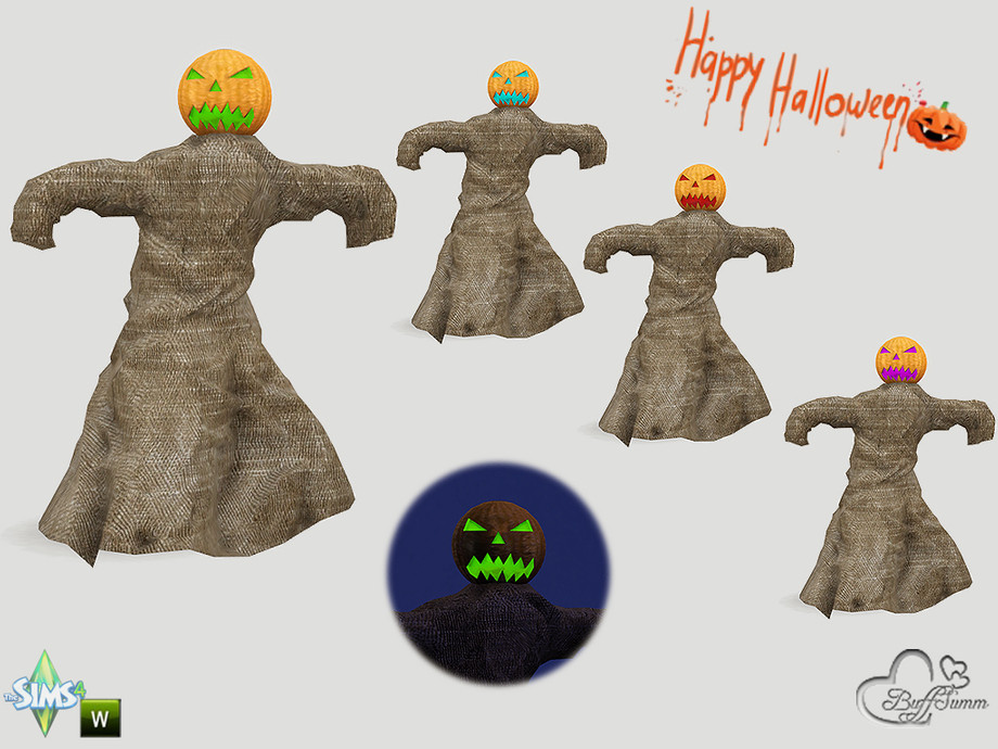 The Sims Resource | Happy Halloween Scarecrow