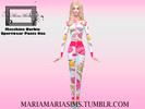The Sims Resource - MariaMaria Moschino Barbie Sportswear Set One